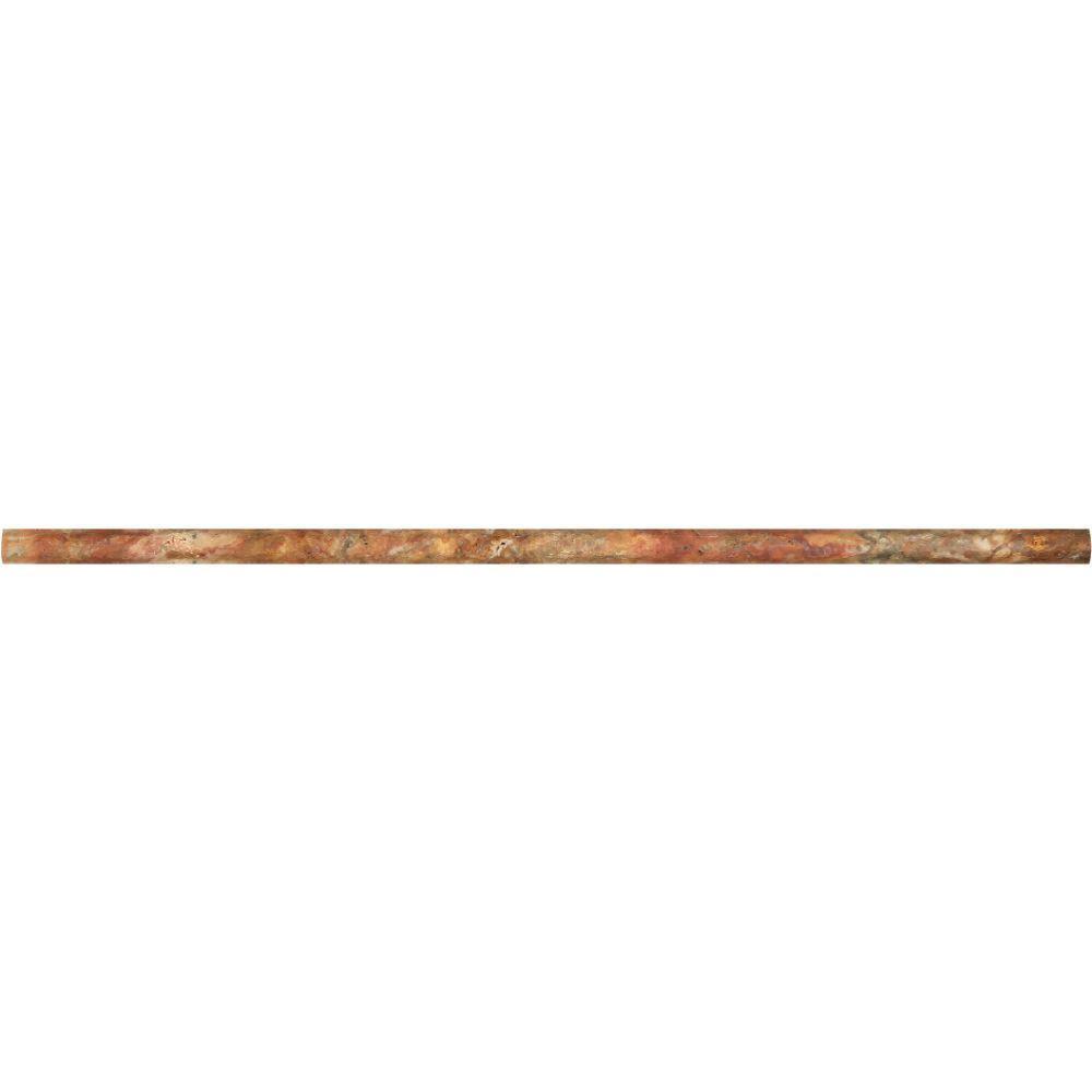 1/2 x 12 Honed Scabos Travertine Pencil Liner – amanosstone
